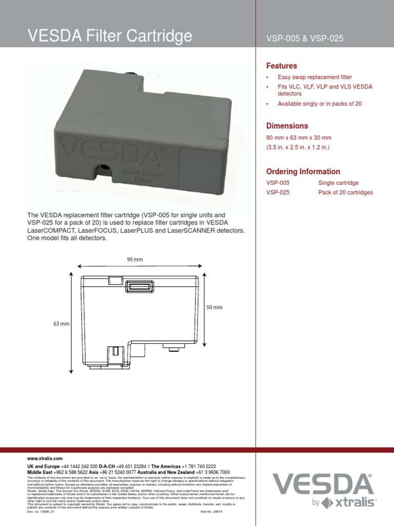 Filtro VSP-005 & VSP-025 PDF | PDF | Trademark | Intellectual Property Law