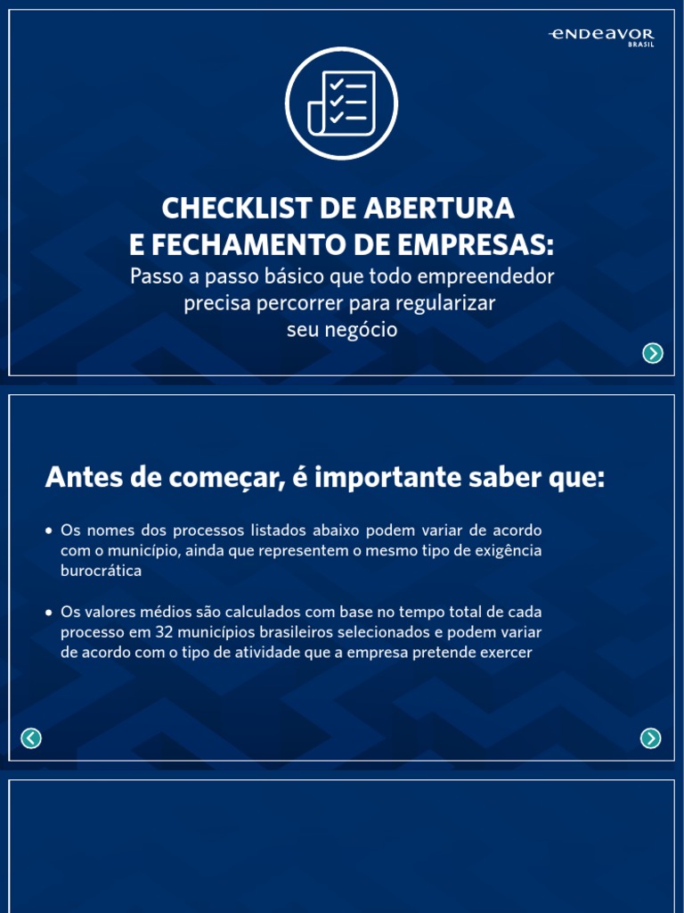 Checklist Abertura Fechamento Empresa v7-1 | PDF | Business | Economia ...