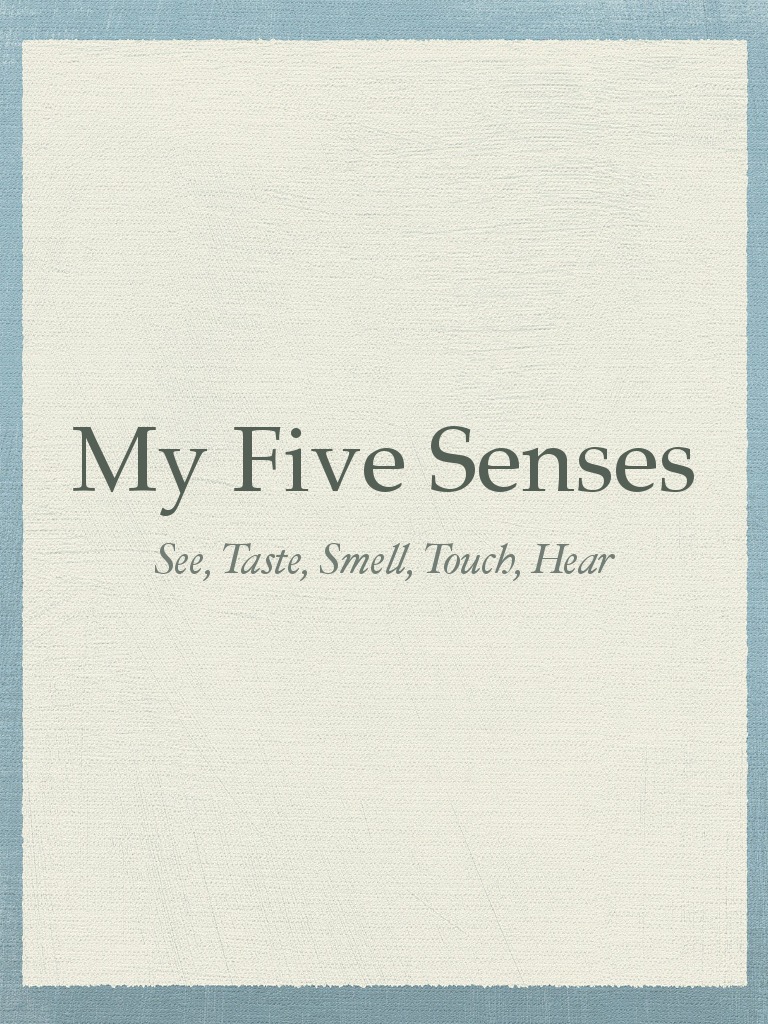 My Five Senses | PDF