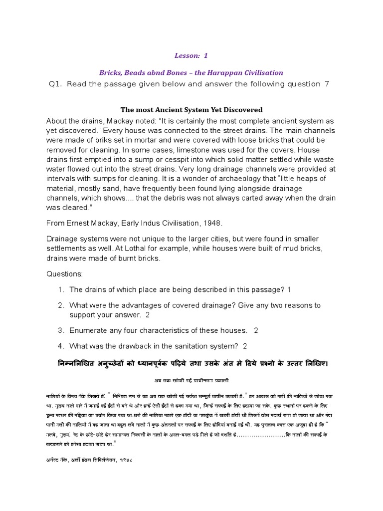 Passage Based Question Class-XII Ch-1 To 5 | PDF | Rock (Geology)