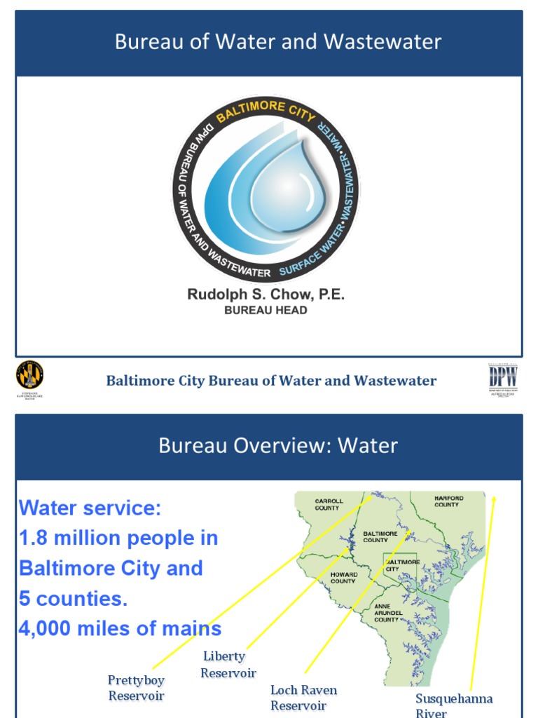 Baltimore City Bureau of Water and Wastewater | PDF | Sewage Treatment ...