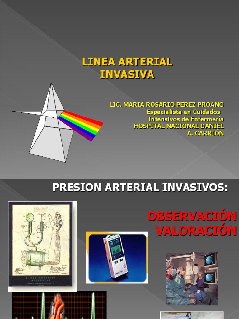 Linea Arterial | Sistema cardiovascular | Especialidades Medicas