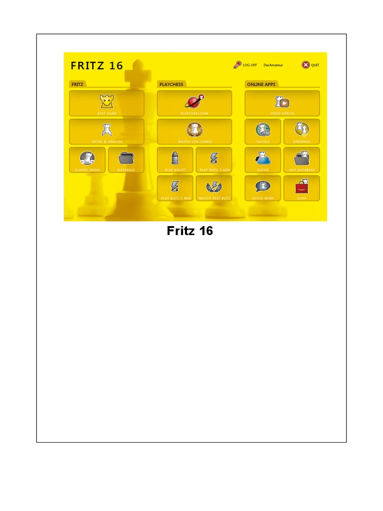 Fritz 16 Help | PDF | Software | System Software