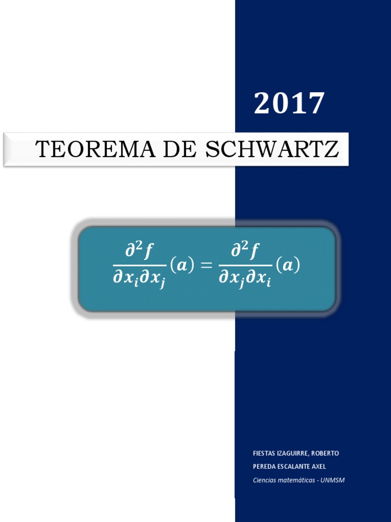 Teorema de Schwartz. Terminado | Mapa lineal | Derivado