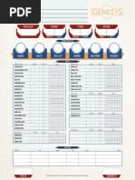 Edge of The Empire Character Sheet Form Fillable v2 | PDF | Role ...