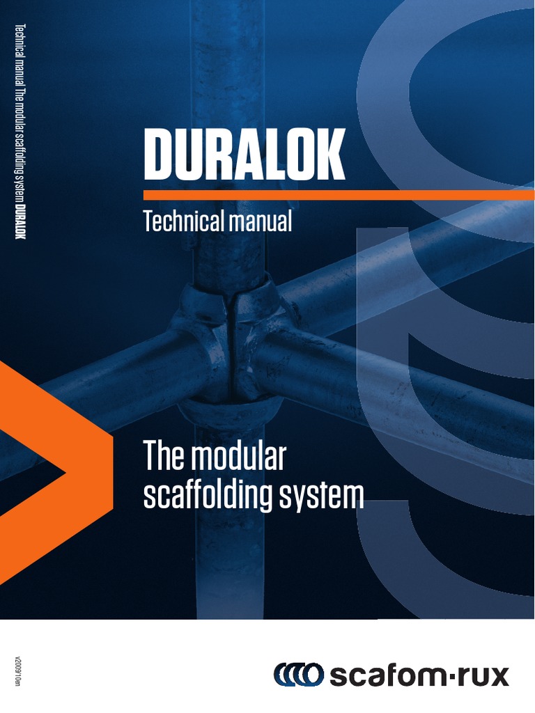 DURALOK - Technical Manual - EN PDF | PDF | Scaffolding | Certification