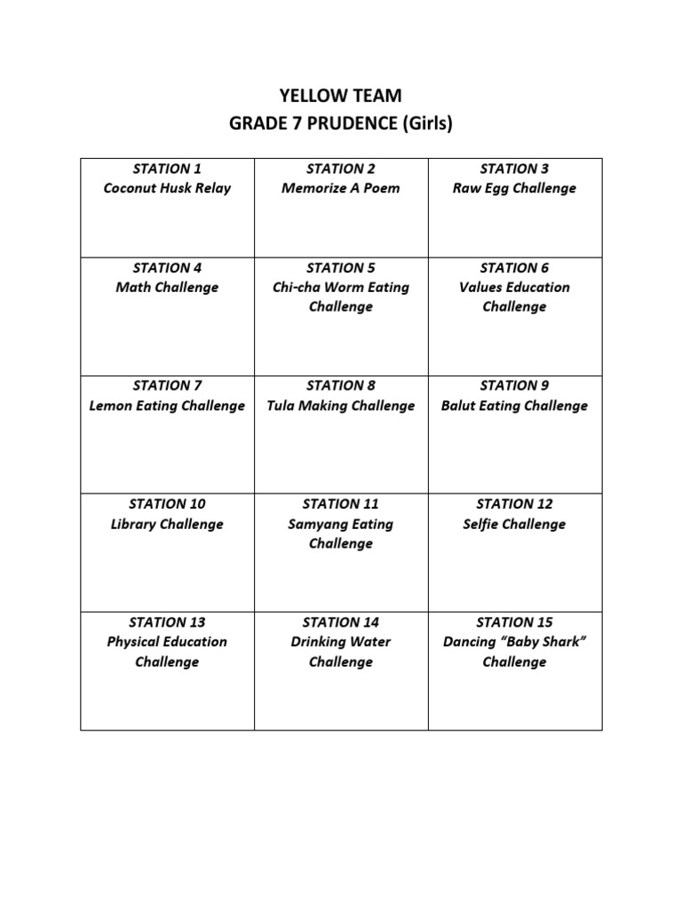 Coconut Husk Relay | PDF