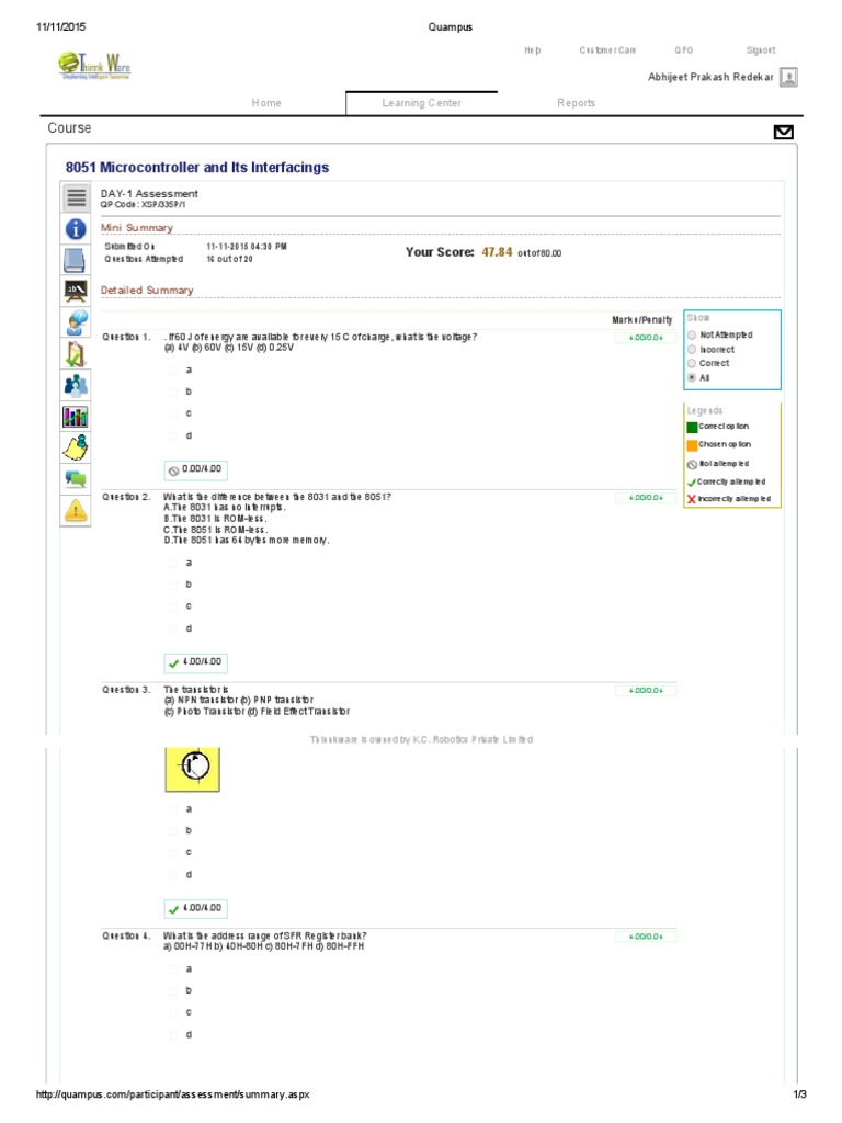 8051 Microcontroller and Its Interfacings: Course | PDF | Computer ...