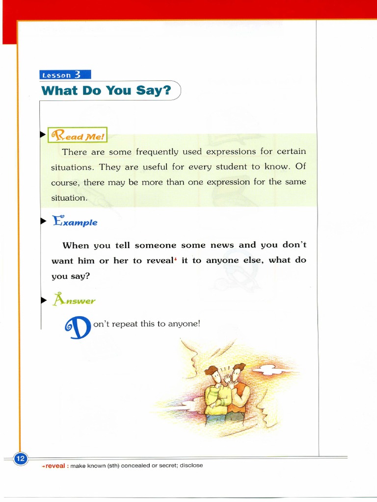 Talk Talk 1 Lesson 3 | PDF