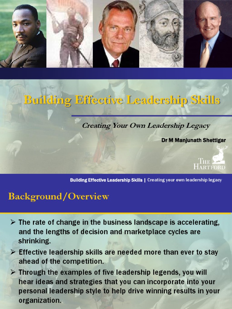 Building Effective Leadership Skills: Creating Your Own Leadership ...