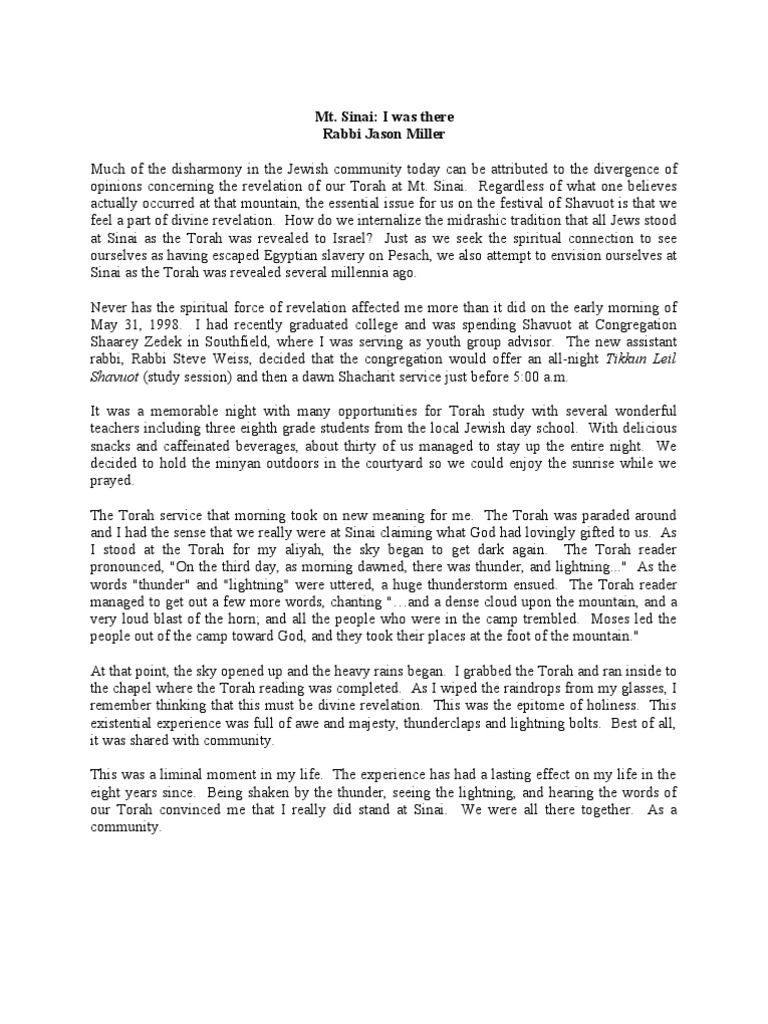 A Modern Revelation of Torah | PDF | Torah | Rabbi