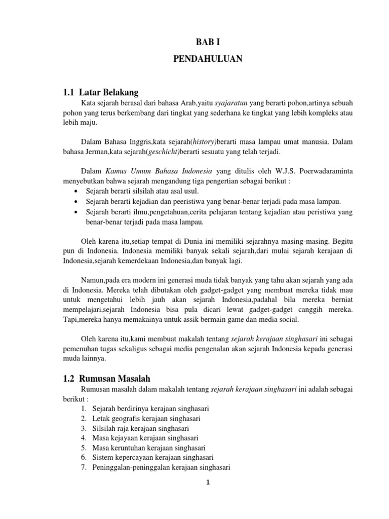 Makalah 1.1 | PDF