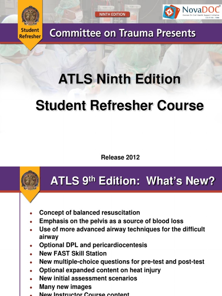 Student Refresher Course | PDF | Major Trauma | Breathing