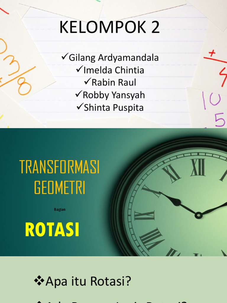 Matematika Rotasi | PDF