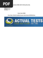 Rhcsa (Ex200 Dumps) : Question 1 (Topic 1) | PDF | Utility Software | Computer Engineering