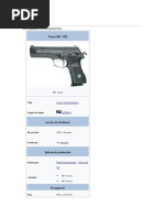 Partes de Un Revolver | PDF | Revólver | Cartucho (armas de fuego)