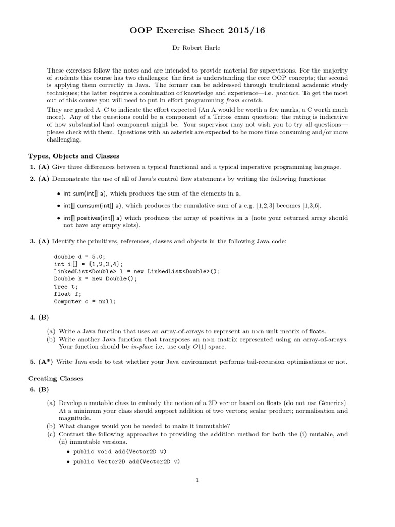 OOP Examples | PDF | Class (Computer Programming) | Inheritance (Object ...