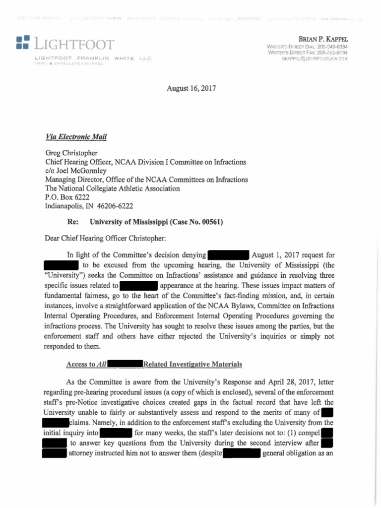 Redacted Correspondence | Government | Politics