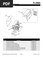 ZT610 Parts Catalog | PDF | Wi Fi | Radio Frequency Identification