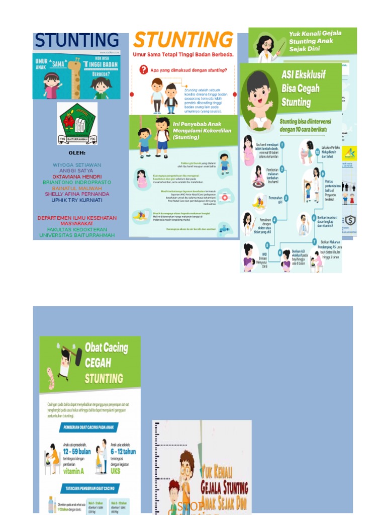 LEAFLET Stunting | PDF