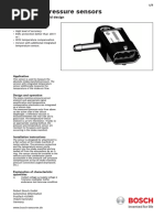 Bosch HFM Air Mass Sensor Specifications | PDF | Electrical Connector ...