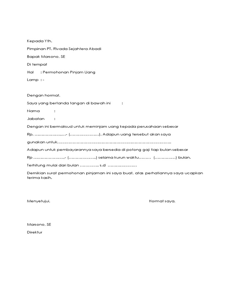 Form Kas Bon | PDF