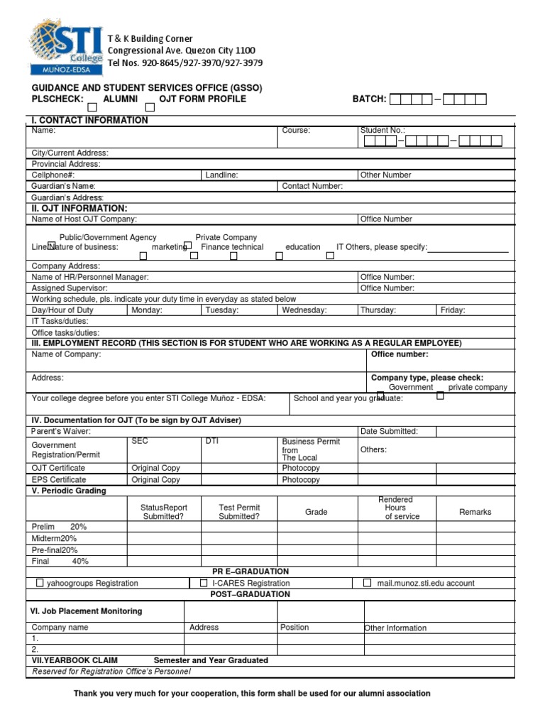 OJT Forms-Items 6-9 | PDF