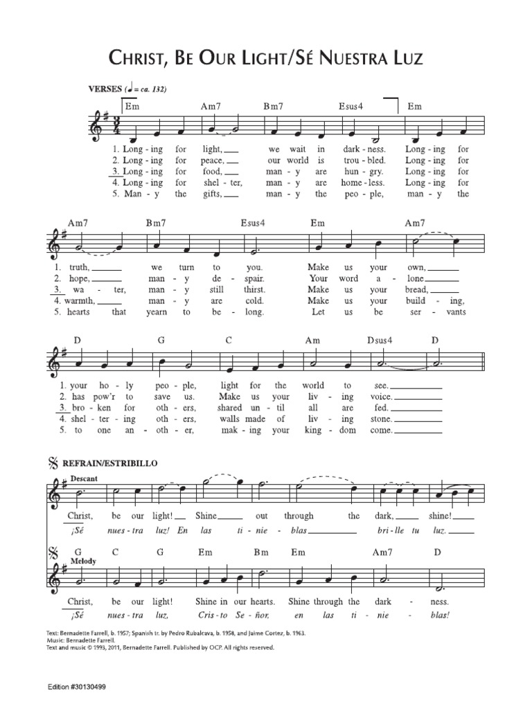 Christ Be Our Light-Farrell | PDF