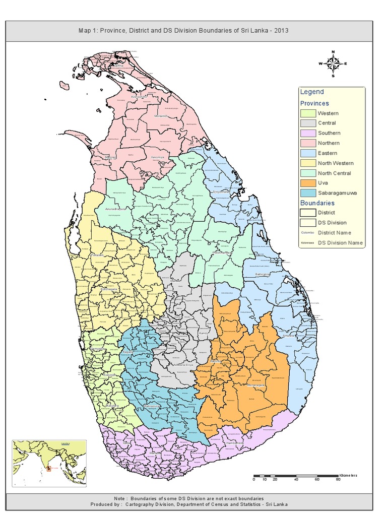 Map of Administrative District