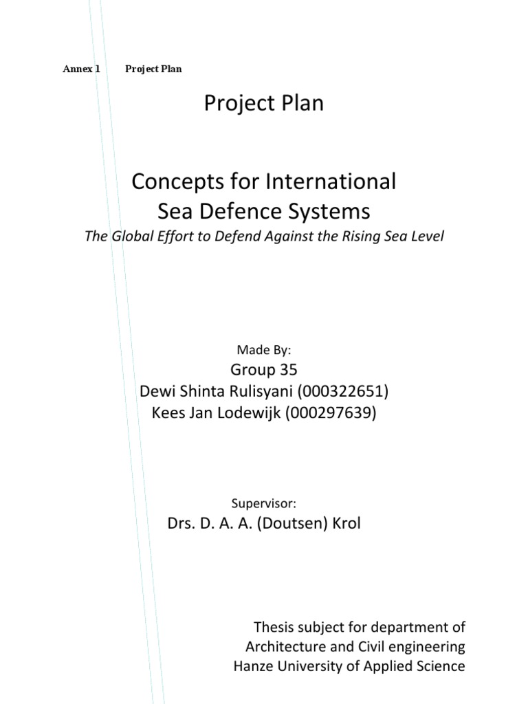 Microsoft Word - Project Plan Complete | PDF | Sea Level Rise | Sea