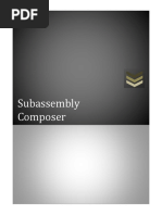 Subassembly Composer PDF | PDF | Application Software | Computing