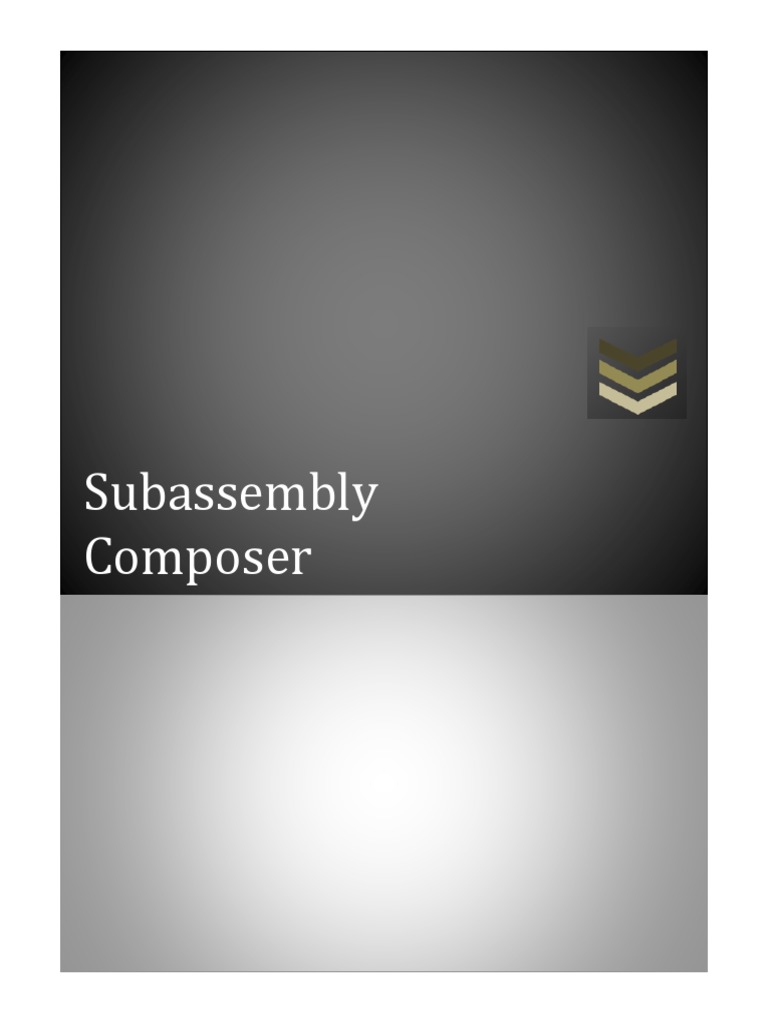 Autodesk Subassembly Composer Guide Pdf Parameter Computer 1150