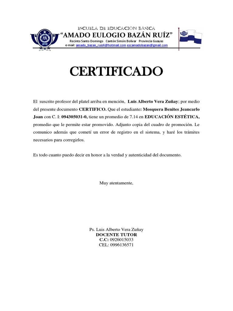 Certificado De Matricula - vrogue.co Certificado De Matricula - vrogue.co