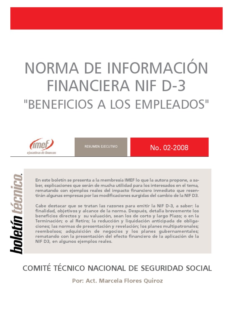 Nif D3 | Descargar gratis PDF | Beneficio (economía) | Estado de resultados