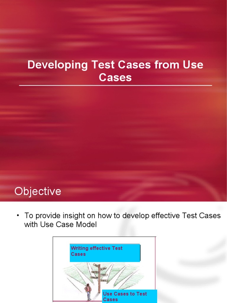 Test Case Development from Use Cases | PDF | Computer Mediated ...