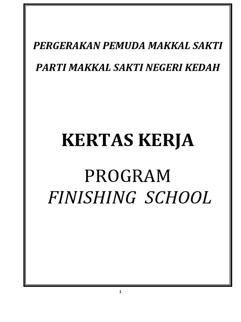 Contoh Kertas Kerja | PDF