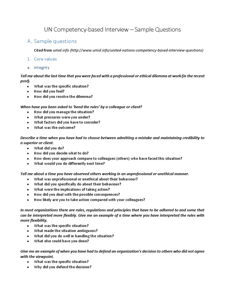 UN Sample Questions | PDF | Decision Making | Knowledge