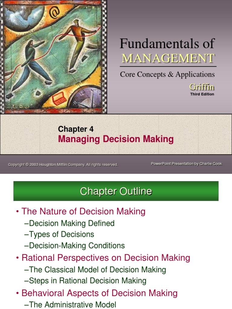 Fundamentals Of: Management | PDF | Decision Making | Rationality