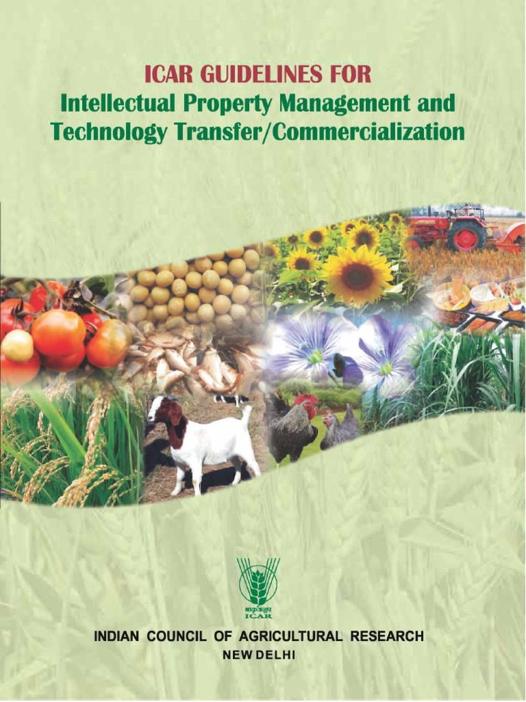 ICAR Guidelines IPM&T 2014 | PDF | Intellectual Property | Trips Agreement