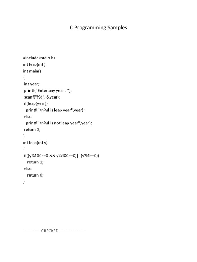 C Programs | PDF | Computer Standards | Computer Programming