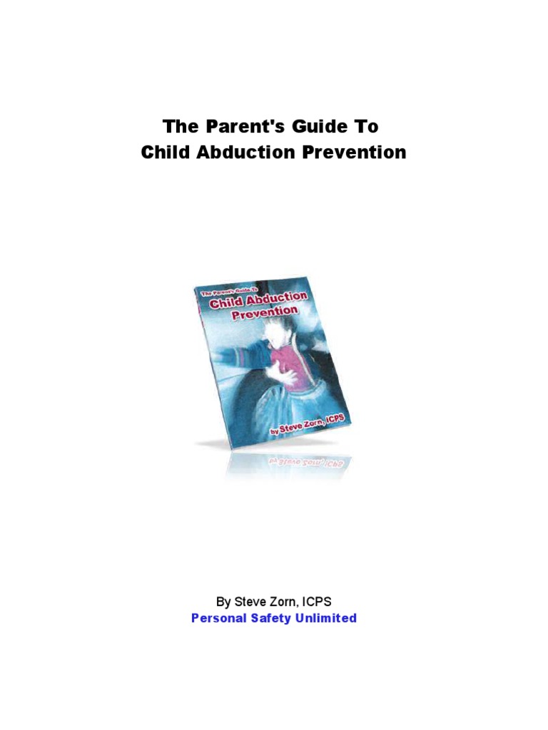 Child Abduction Prevention | PDF | Sexual Abuse | Kidnapping