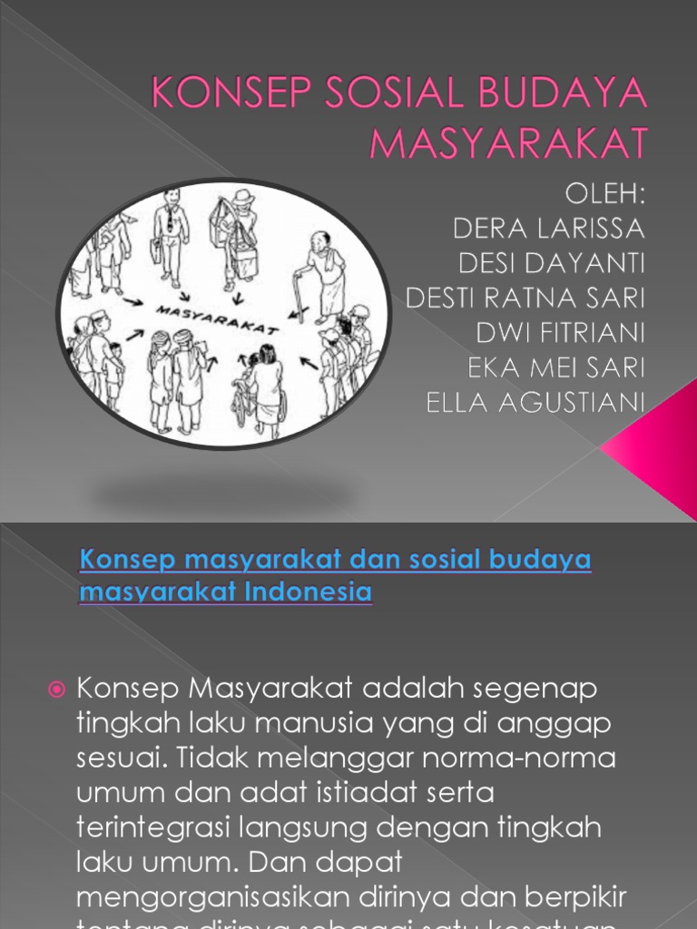 Konsep Sosial Budaya Indonesia | PDF