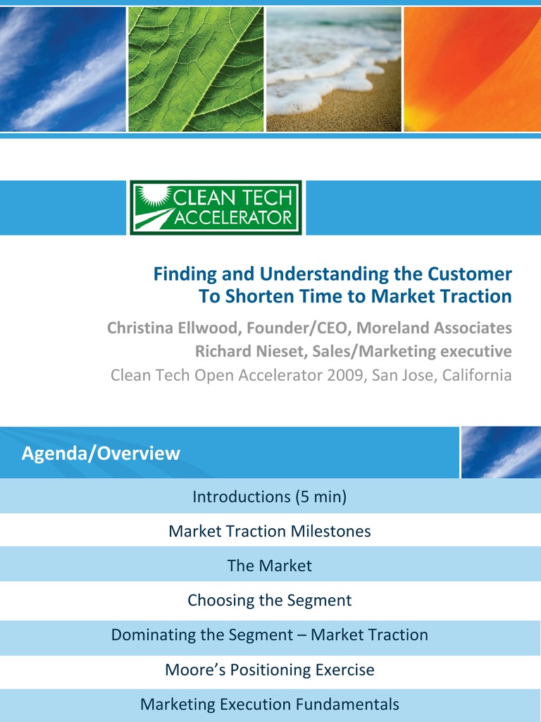 2010 Cleantech Open Academy Finding and Understanding The Customer To ...