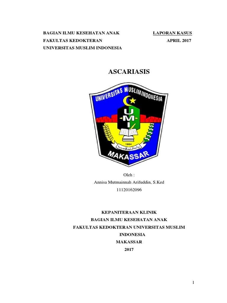 Lapsus Askariasis | PDF | Sains & Matematika