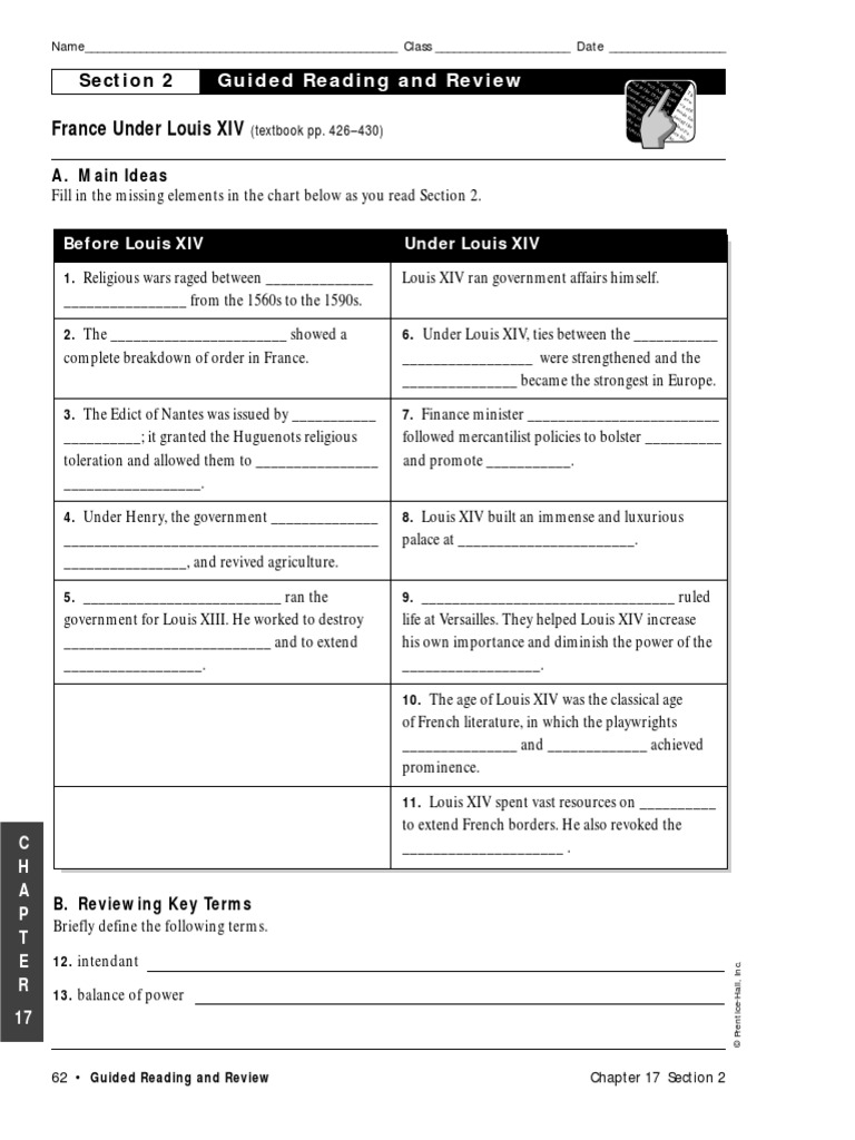 Beofre and Fter Luis Xiv Chart | PDF | Louis Xiv Of France | Early ...