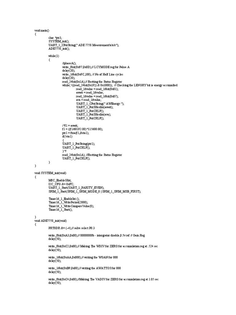 ADE7758_Energy_Measurement | PDF | Software Engineering | Areas Of ...