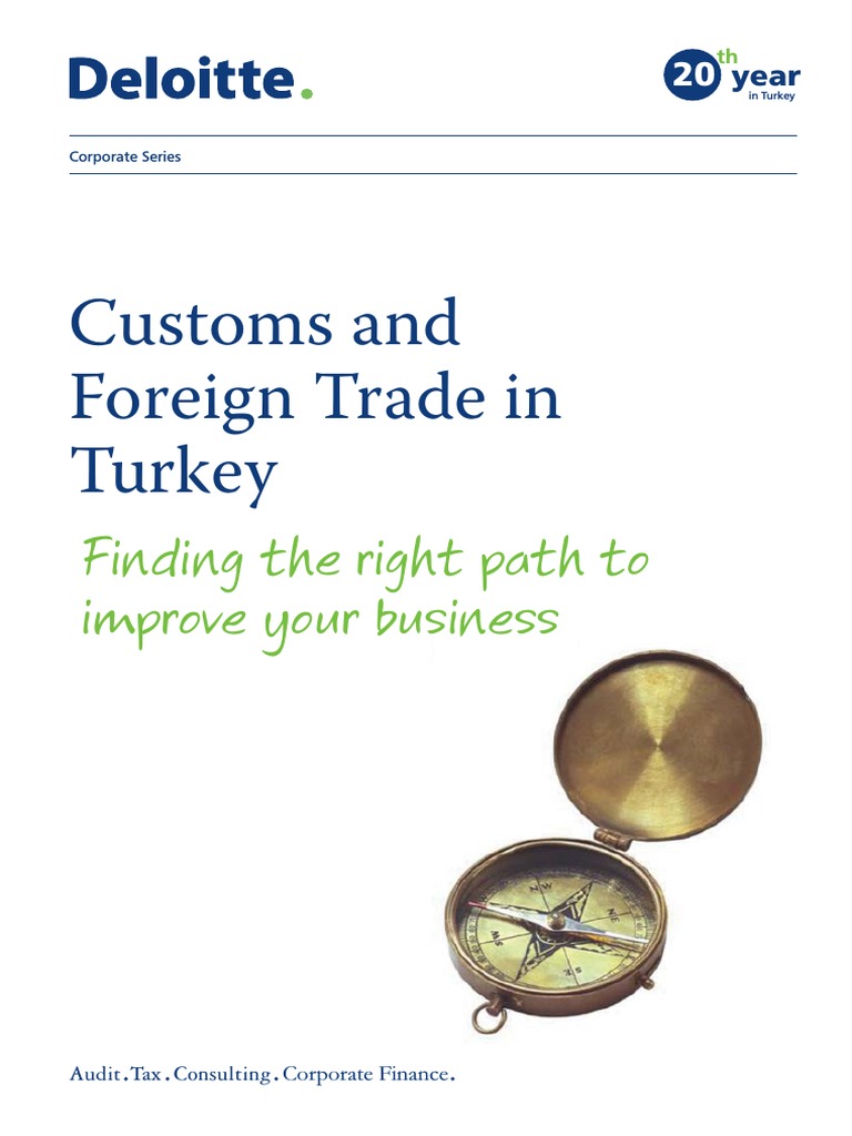 Customs and Foreign Trade in Turkey.pdf | Customs | Tariff | Free 30 ...