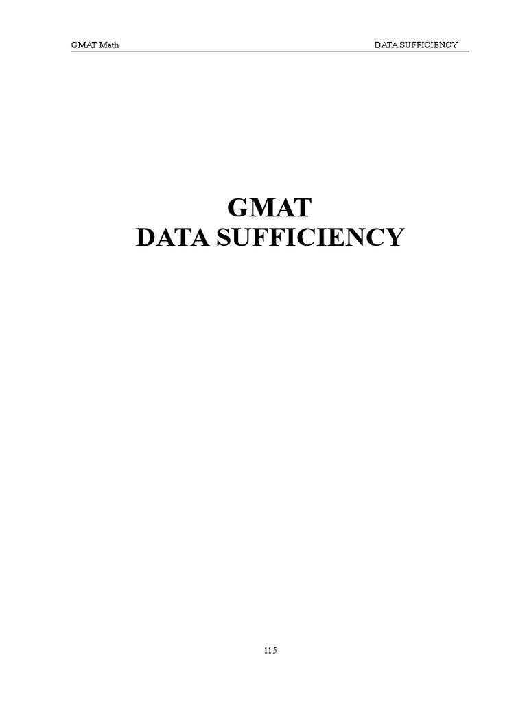 GMAT Math Data Sufficiency | PDF | Breads | Rectangle