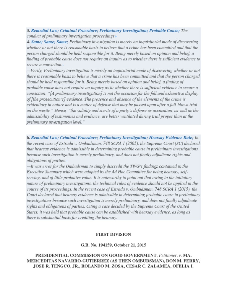 Crim Pro 2 Cases | PDF | Probable Cause | Prosecutor