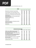 Modified Interest Checklist PDF | PDF